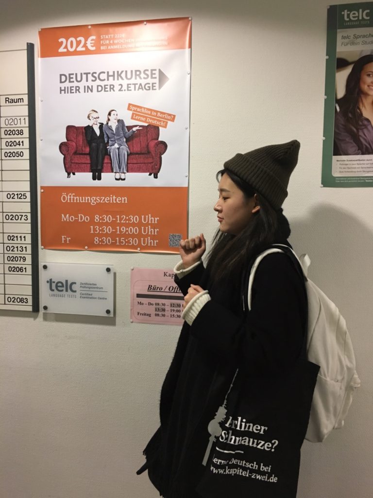 Learning German at Kapitel Zwei Berlin Alexanderplatz